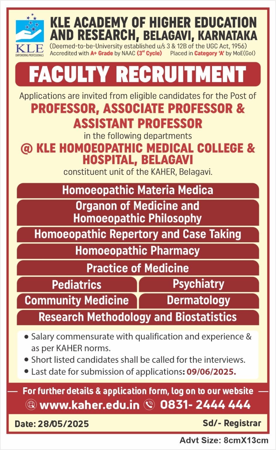KAHER- Careers
