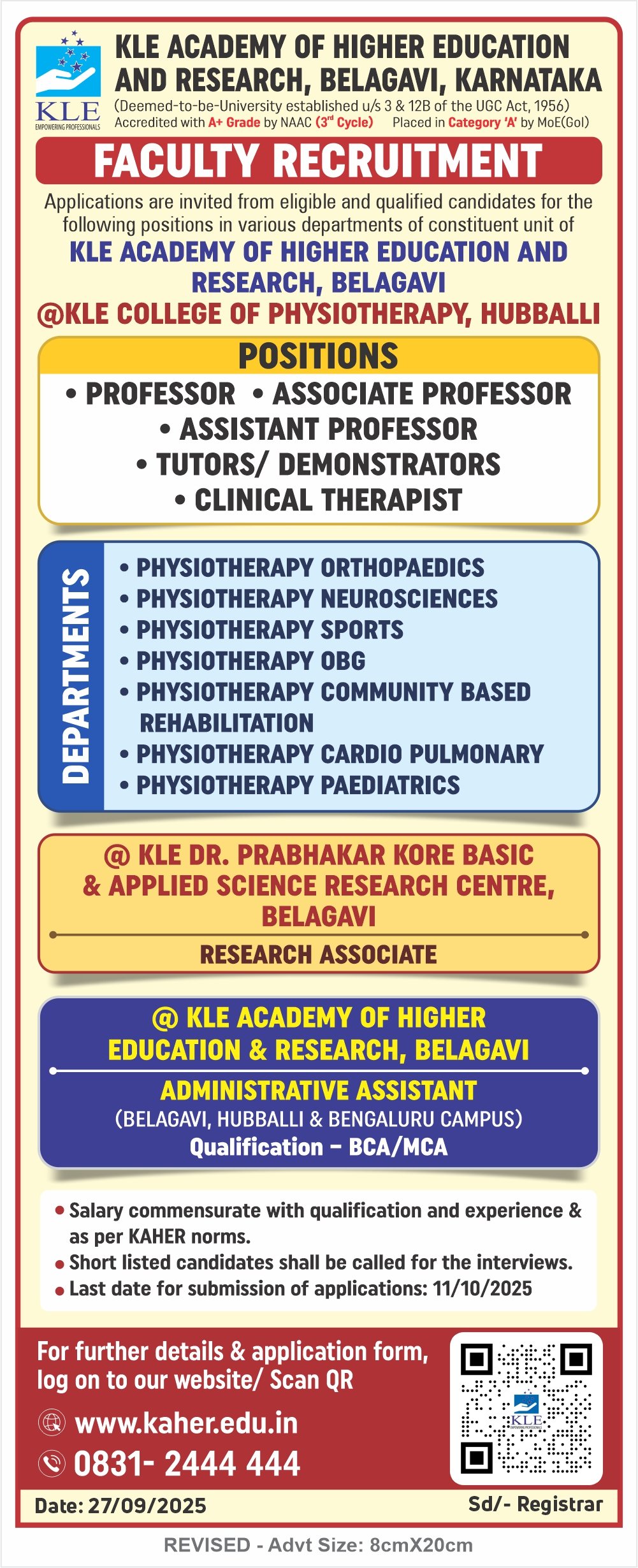 KAHER- Careers